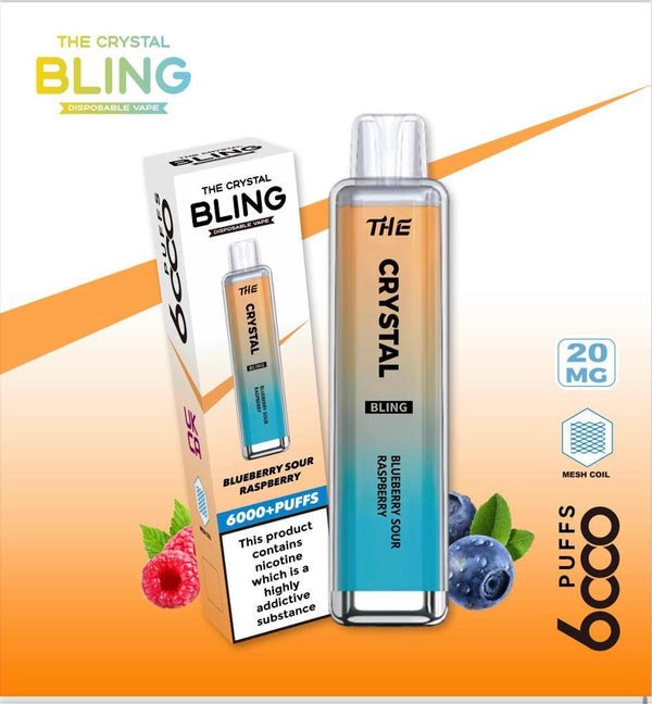 Crystal Bling 6000 Disposable Vape Device Box of 10 – Vape Area UK