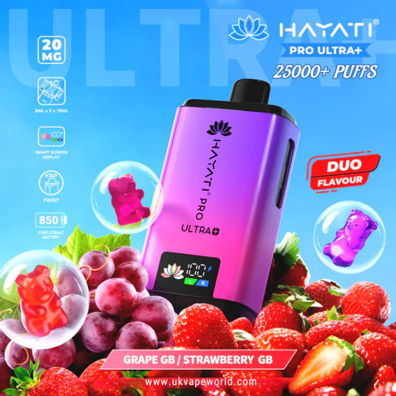 Hayati Pro Ultra Plus 25000 Puff 25K Bar Twist Pod Kit-Box of 5 – Vape ...