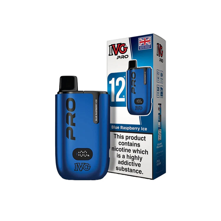 IVG Pro 12 Prefilled Pod Vape Kit TPD Compliant - Box of 5 – Vape Area UK