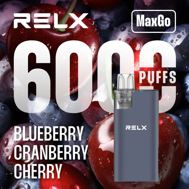 Relx Max Go 6000 Disposable Vape- Box of 5 – Vape Area UK