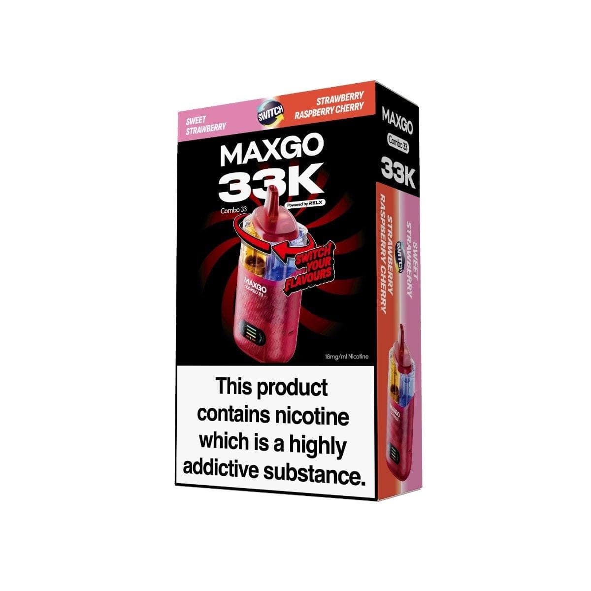RELX MAXGO Combo 33000 Disposable Vape TPD Compliant – Vape Area UK