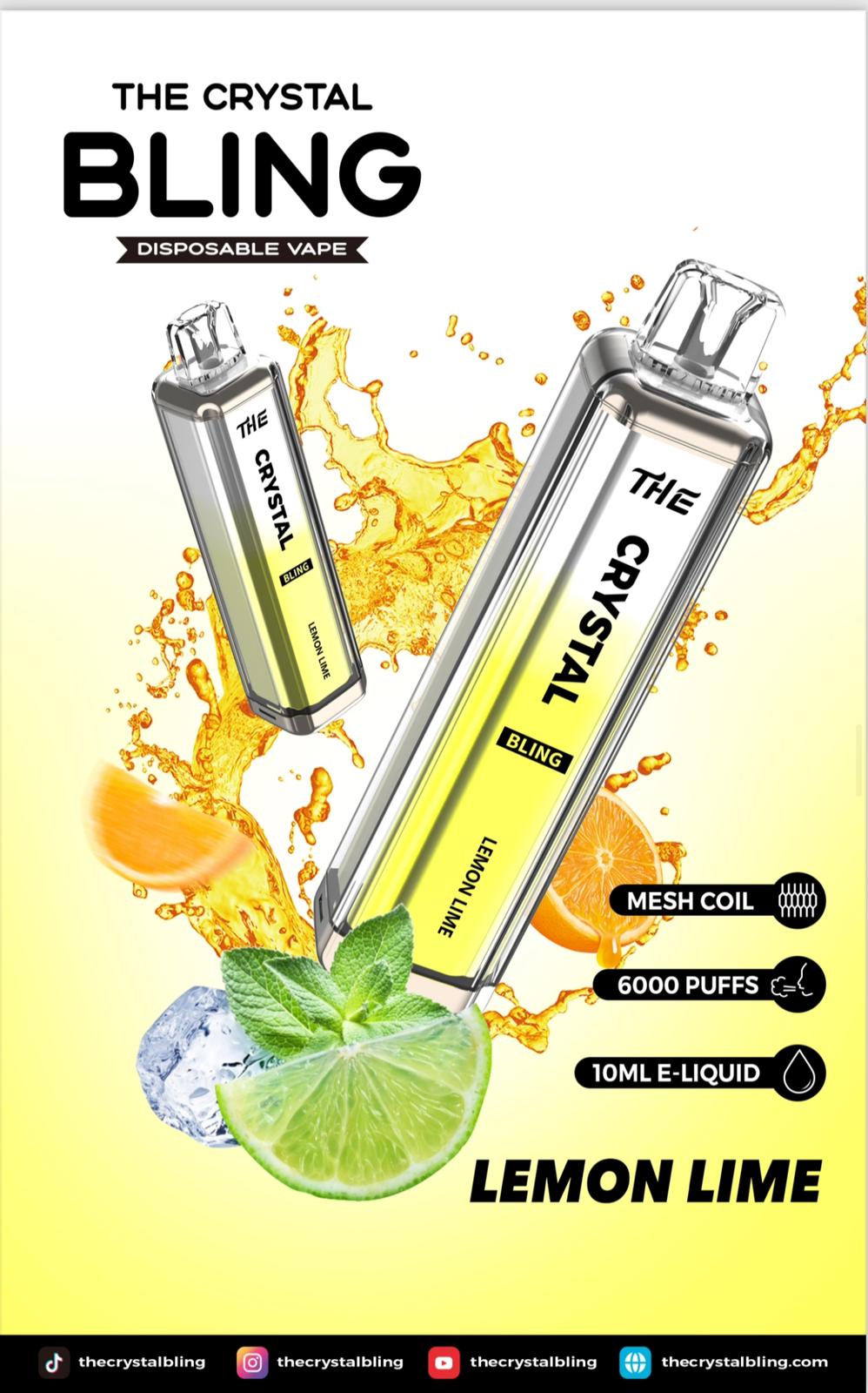 Crystal Bling 6000 Disposable Vape Pod Device – Vape Area UK