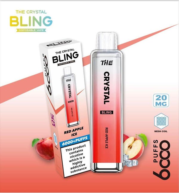 Crystal Bling 6000 Disposable Vape Pod Device – Vape Area UK