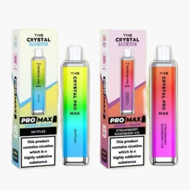 Pack of 10 The Crystal Pro Max 4000 Puffs Disposable Vape Device – Vape ...